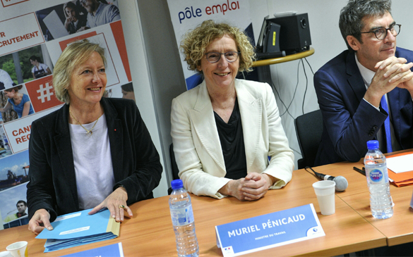 Les ministres Sophie Cluzel et Muriel Pénicaud en visite au Pôle Emploi ... Les ministres Sophie Cluzel et Muriel Pénicaud en visite au Pôle Emploi ...